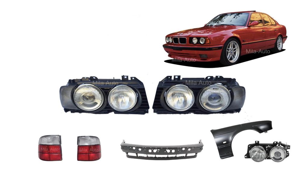 Фара БМВ Е34, E36, E39 (BMW E34 E36 E39) (также бампер крыло порог и д - Кузовные детали Астана ...