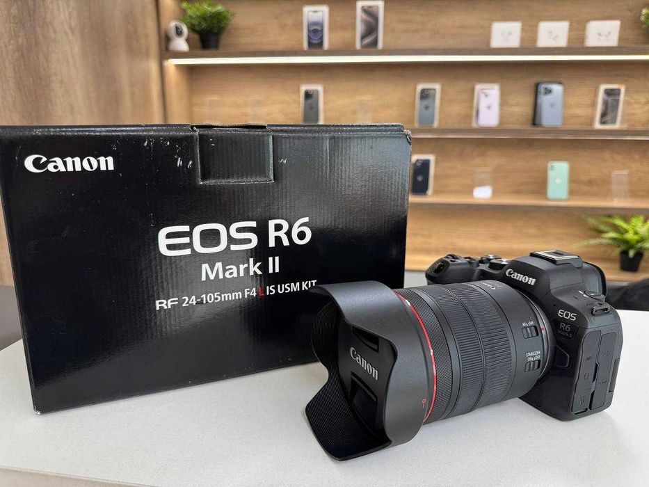 Фотоаппарат Canon R6 Mark 2 kit RF 24-105mm f/4L - Цифровые ...