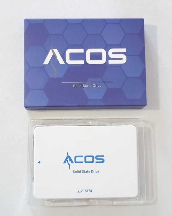 Новый SSD 128Gb 256Gb ACOS белый пластик - Комплектующие и аксессуары Алматы на Olx